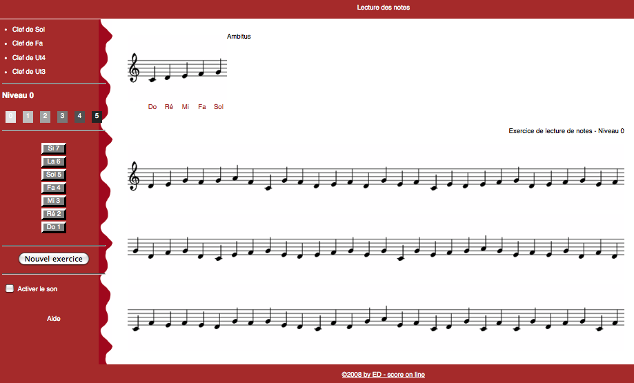 Para practicar la Lectura de Notas | almudena lenguaje musical