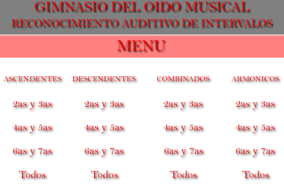 Ejercicios de Entrenamiento Auditivo | almudena lenguaje musical