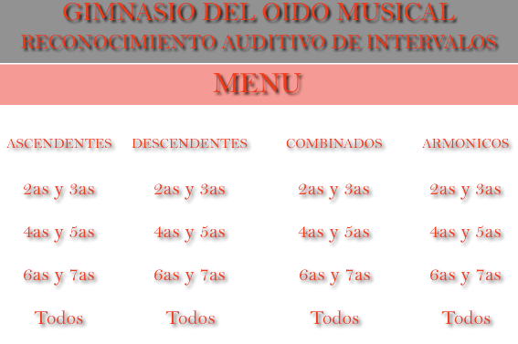 Ejercicios de Entrenamiento Auditivo | almudena lenguaje musical