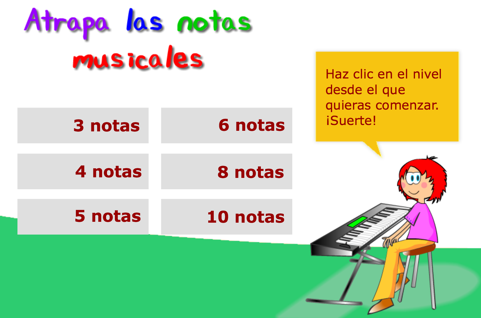 Para practicar la clave de Sol | almudena lenguaje musical