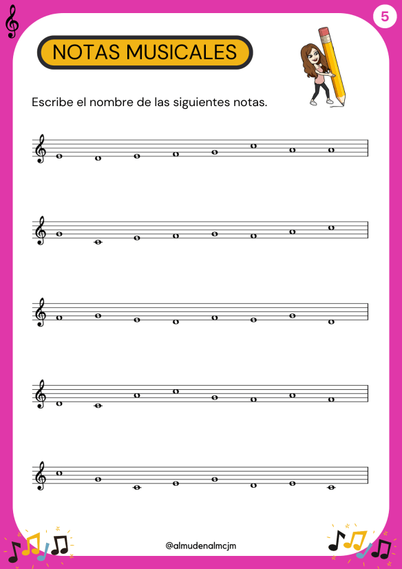 1º Elemental | almudena lenguaje musical